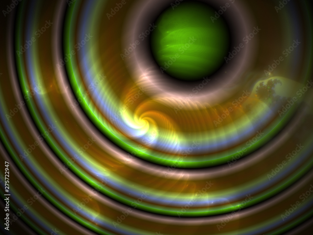 Abstract Illustration - optical effect, diffraction of light. Nerves ...