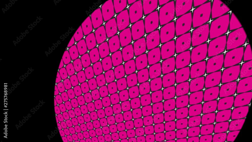 2D graphic pattern that rotates counterclockwise and then time and ...