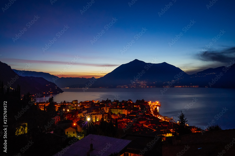 Tramonto sul Lago di Como Stock Photo | Adobe Stock