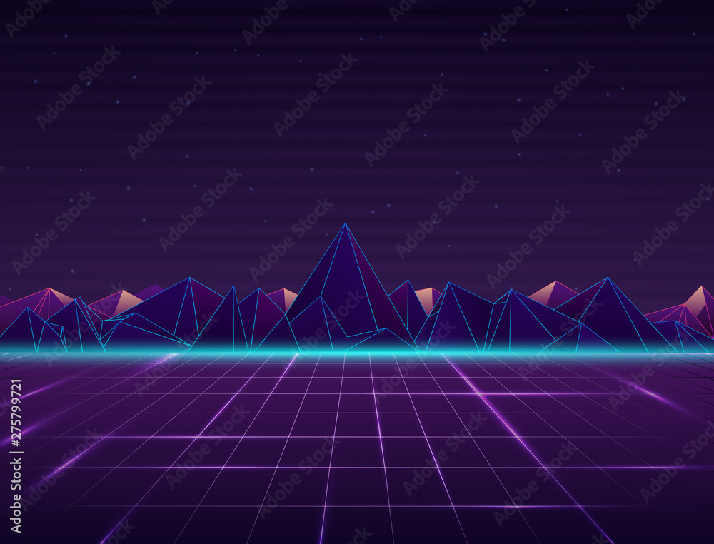 Vector image of old, retro, vintage style. Party banner, invitation ...