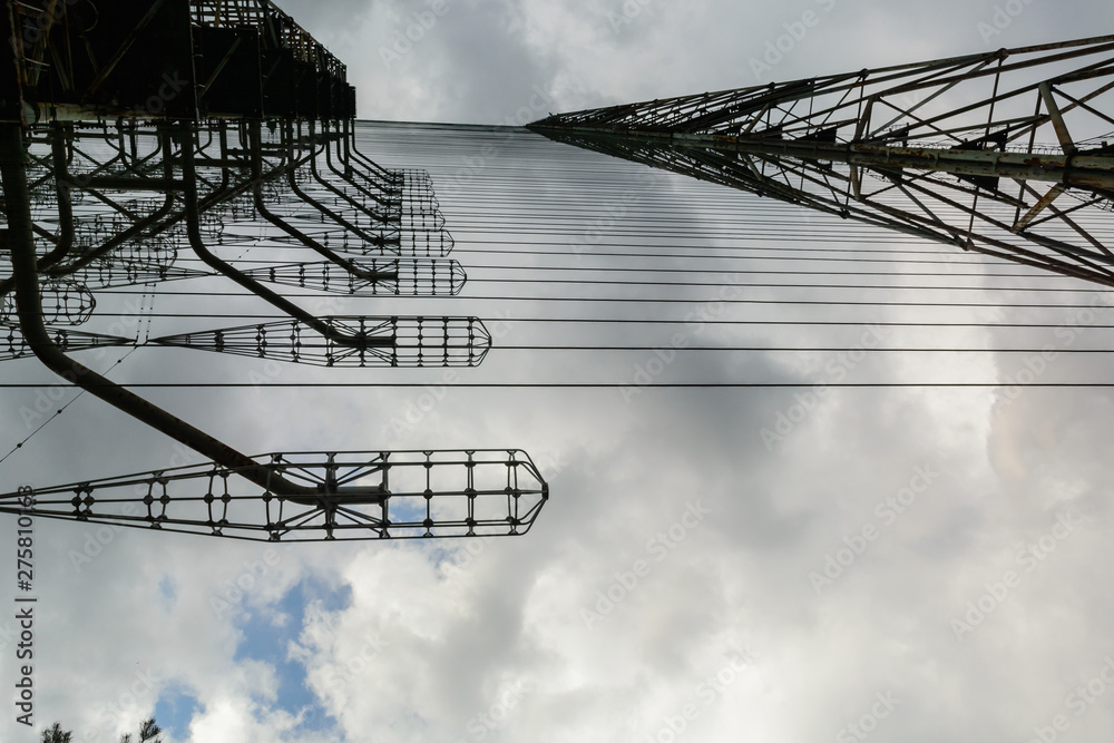 Former military Duga radar system in Chernobyl Exclusion Zone, Ukraine ...