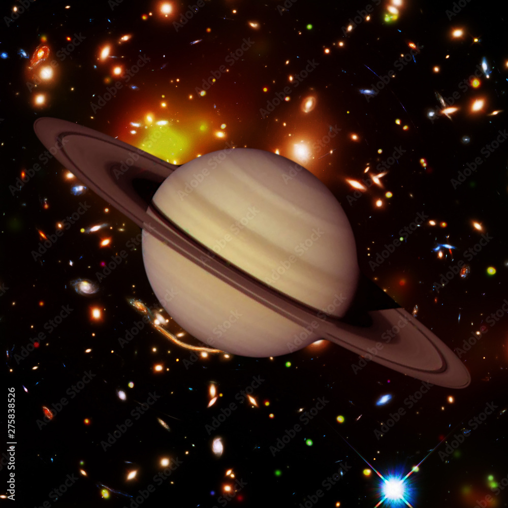 Saturn In Space Nasa
