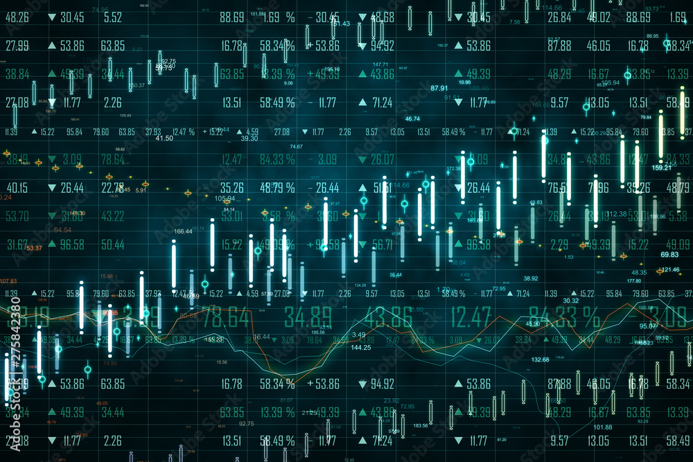 Glowing forex chart texture Stock 写真 | Adobe Stock