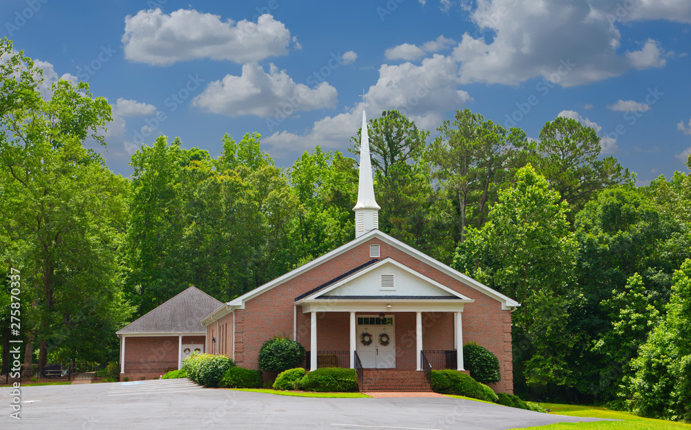 Small Baptist Church in a Rural Setting Stock Photo | Adobe Stock