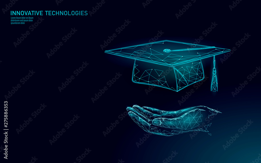 Poster E-learning distance graduate certificate program concept – Wall ...