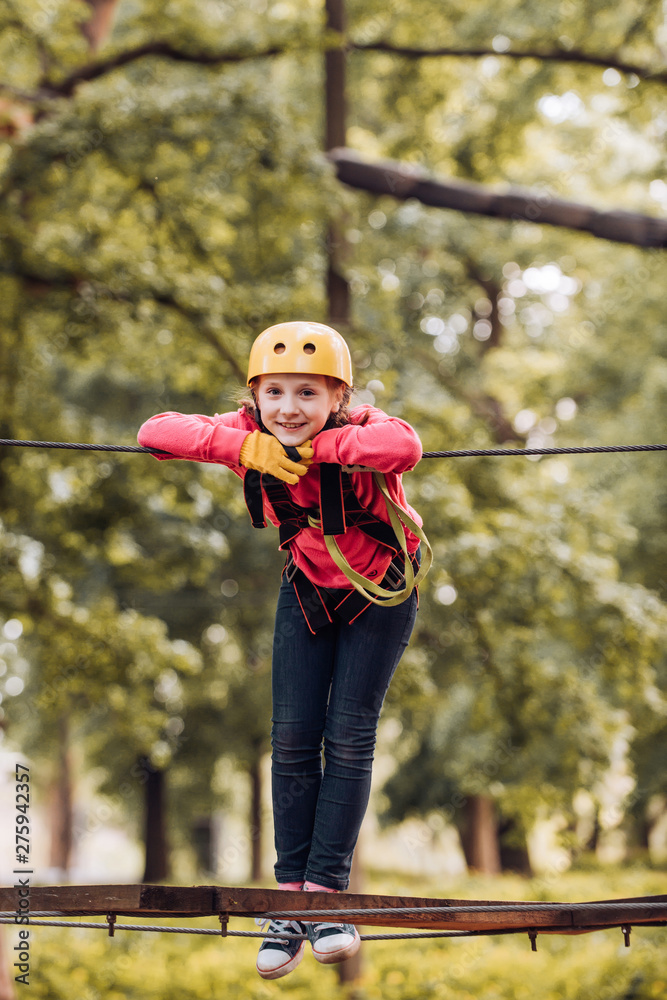 Child. Toddler age. Happy child in summer. Climber child. Adventure ...