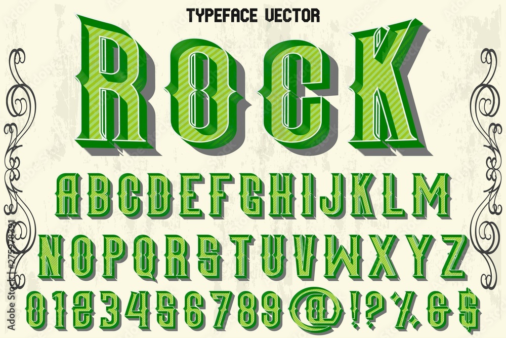 Font alphabet Script Typeface handcrafted handwritten vector label ...