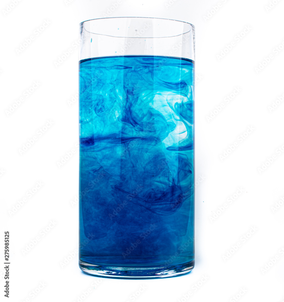 Blue Food Coloring In Water