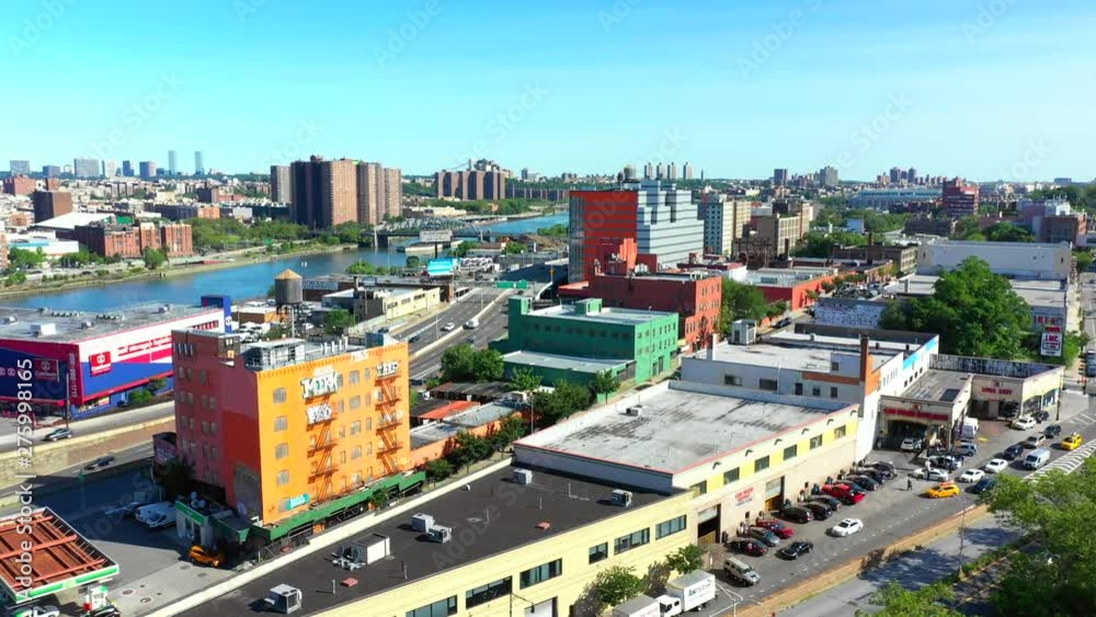 The Bronx New York aerial video Stock Video | Adobe Stock