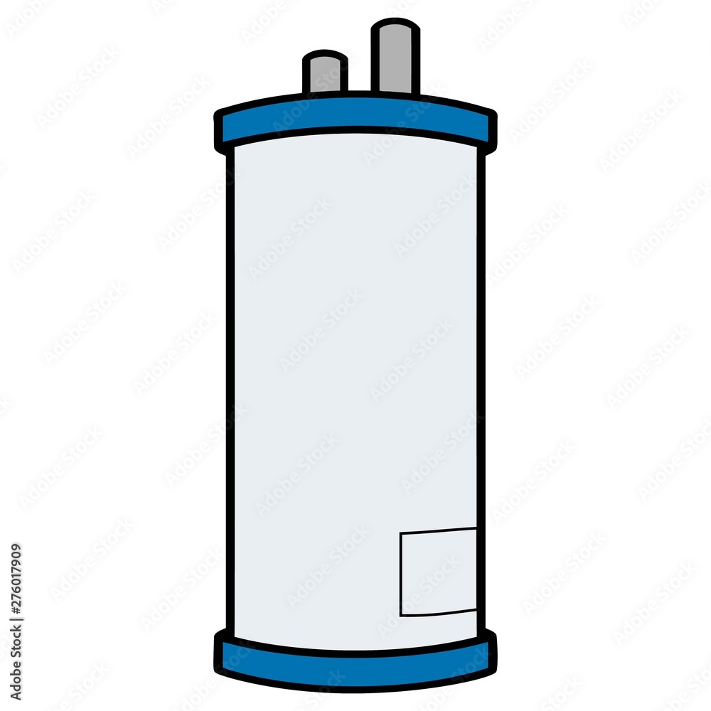 Water Heater - A cartoon illustration of a Water Heater. Stock Vector ...