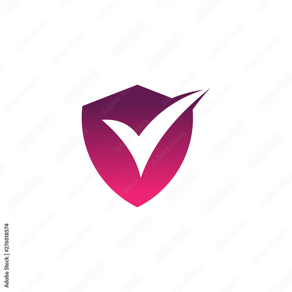 Check mark logo design vector template Stock Vector | Adobe Stock