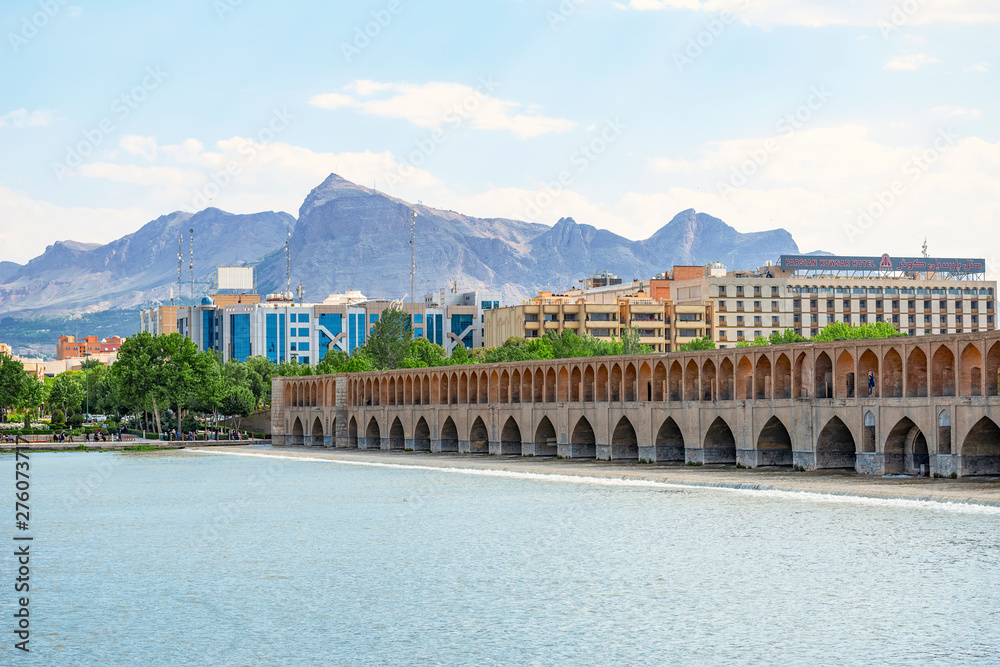 22/05/2019 Isfahan, Iran, Siosepol the bridge in Isfahan of double-deck ...