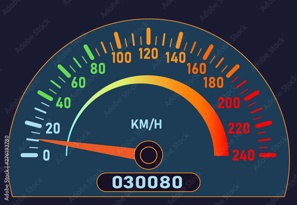 Car speedometer. Speed control, the path to a safe and environmentally ...