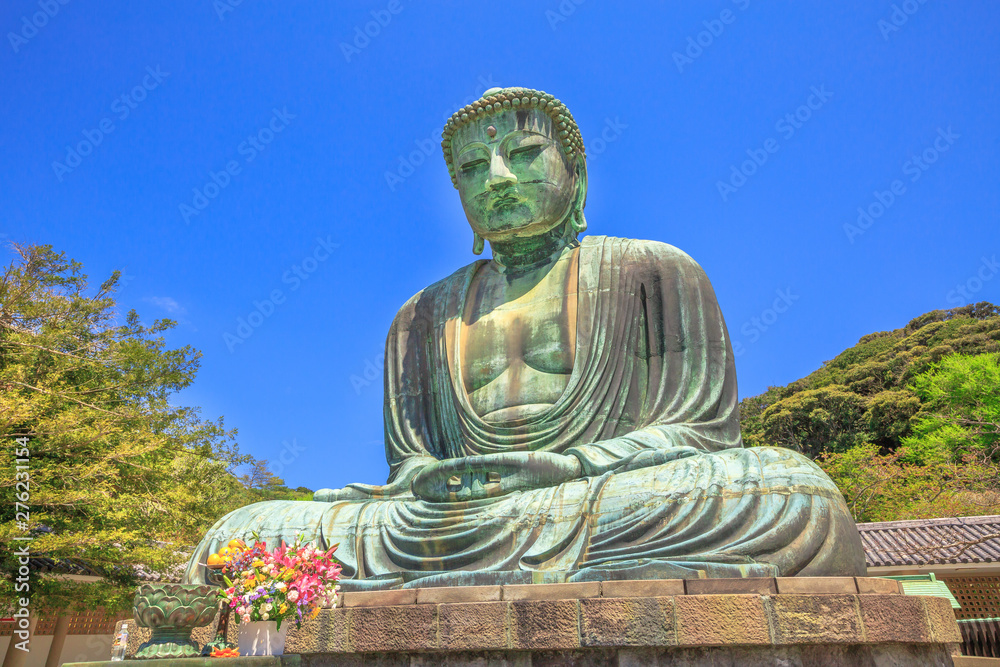 Big Buddha (Daibutsu), one of the largest bronze statue of Buddha ...
