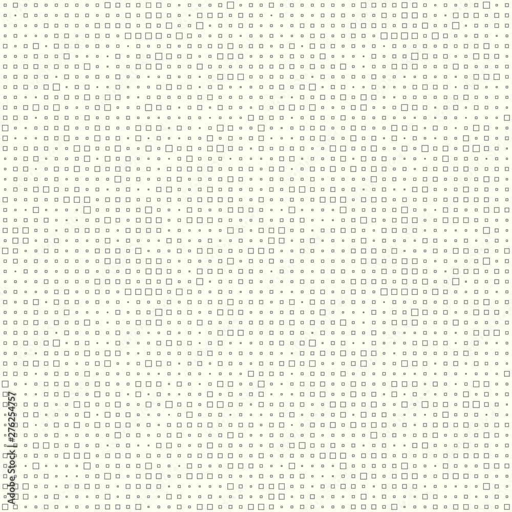 Abstract seamless illustration of a large and small squares is empty ...