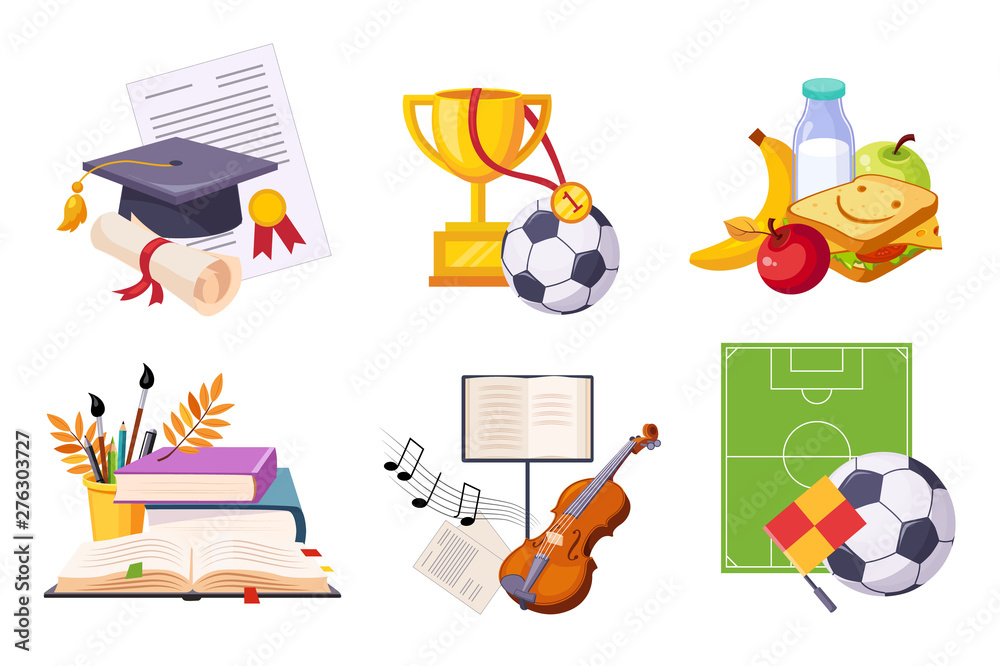 School Subjects Clip Art