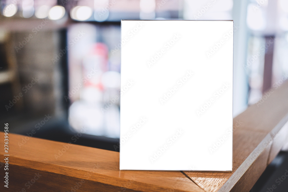 Mock up acrylic frame posters pattern template forms background, blank ...