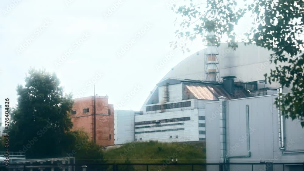 Prypiat Four Reactor Exclusion Zone And Power Station View Of