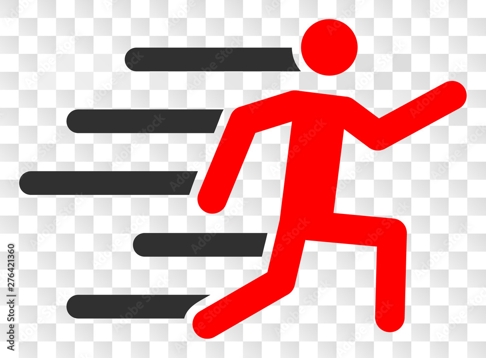 Active person EPS vector pictograph. Illustration contains flat active ...