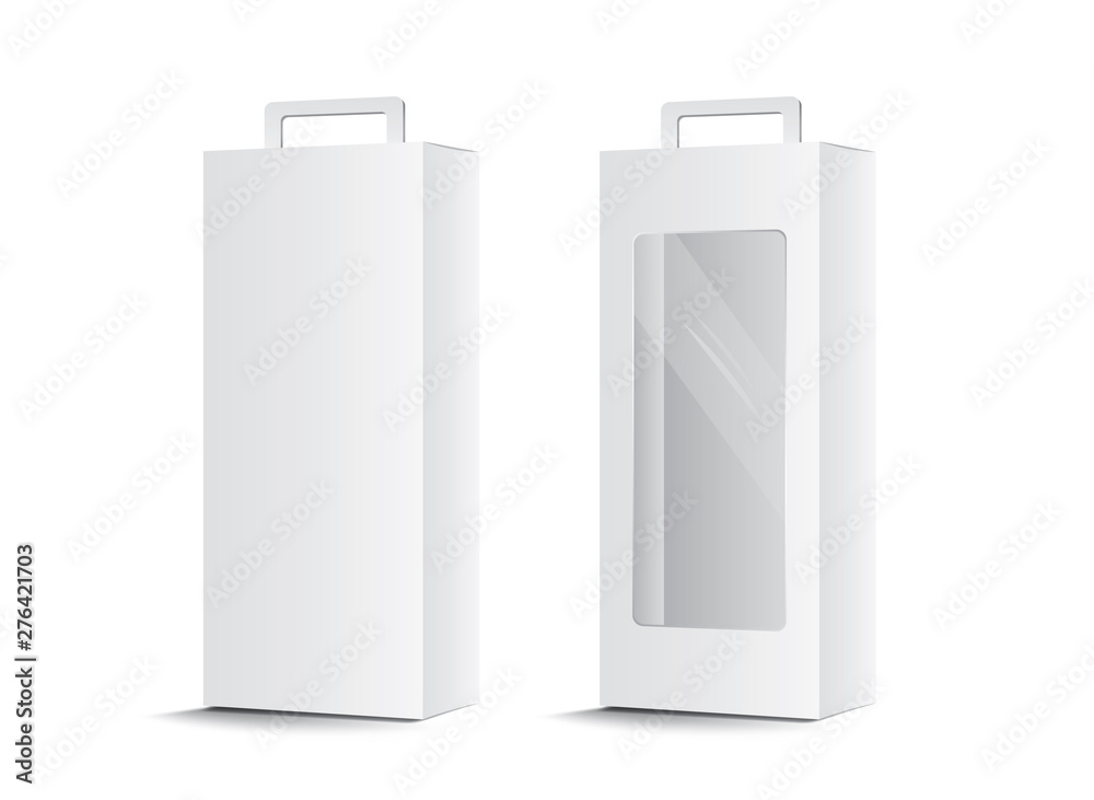 White package box vector, package design, 3d box, product design ...