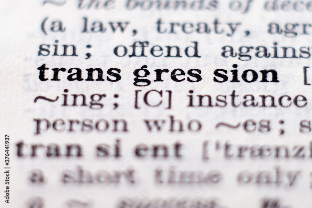 Transgress Definition
