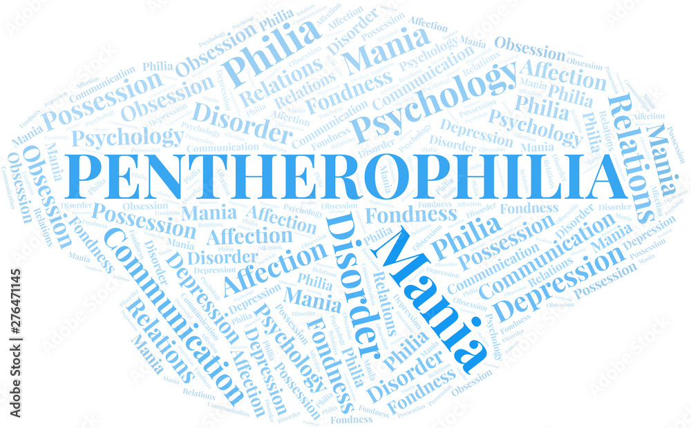 Pentherophilia word cloud. Type of Philia. Stock Vector | Adobe Stock