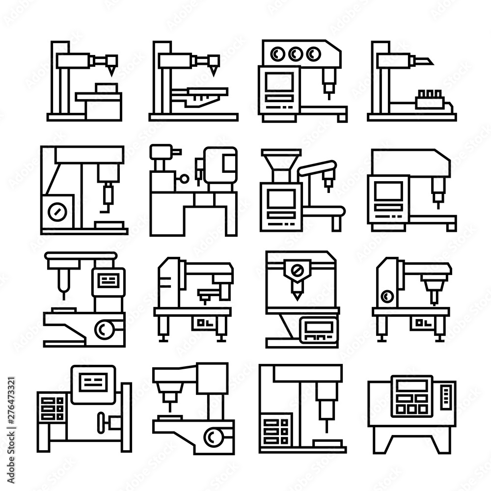 Industrial Machinery Icon
