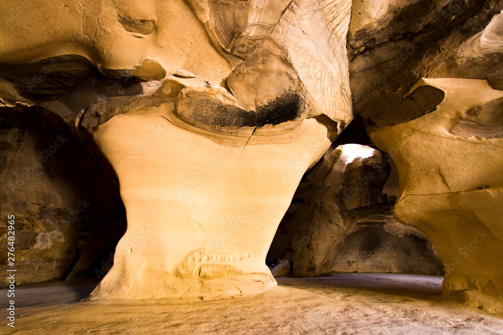ancient underground cave in the desert Stock Photo | Adobe Stock