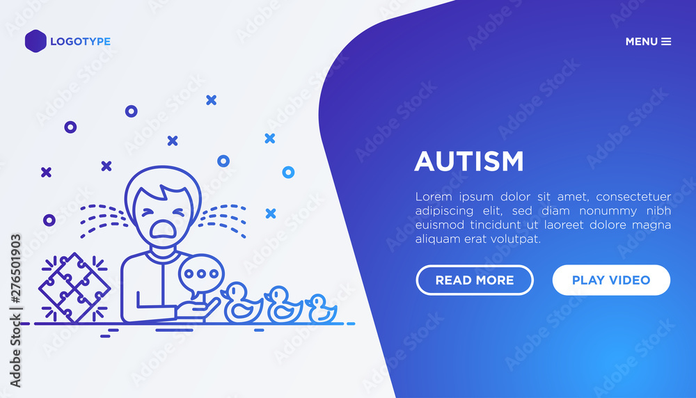 Autism symptoms and adaptive skills: child is crying in hysterics, thin ...