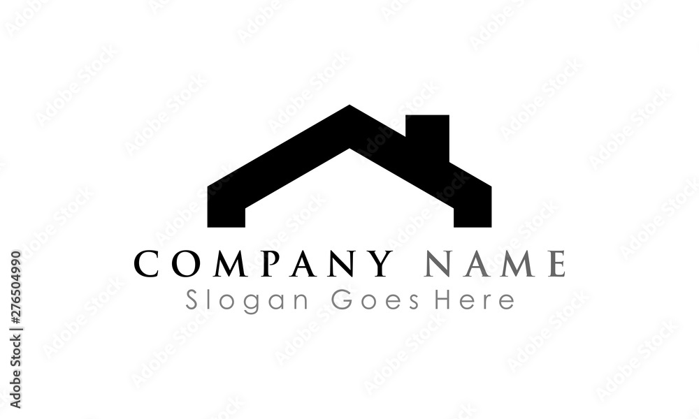 simple roof logo Stock Vector | Adobe Stock