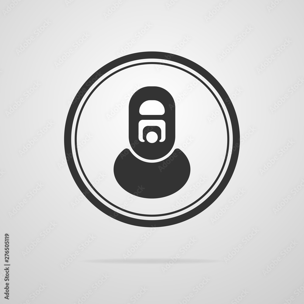 Open can top view. The can from under beer, soda. Vector icon isolated ...