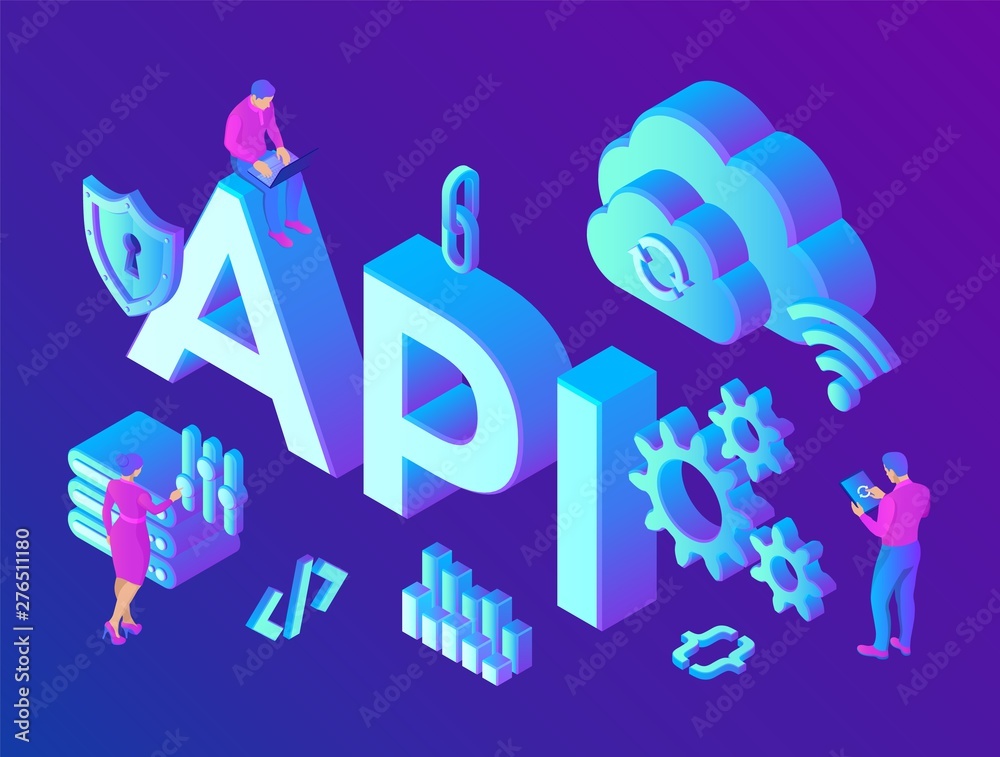 API. Application Programming Interface. Software development tool ...