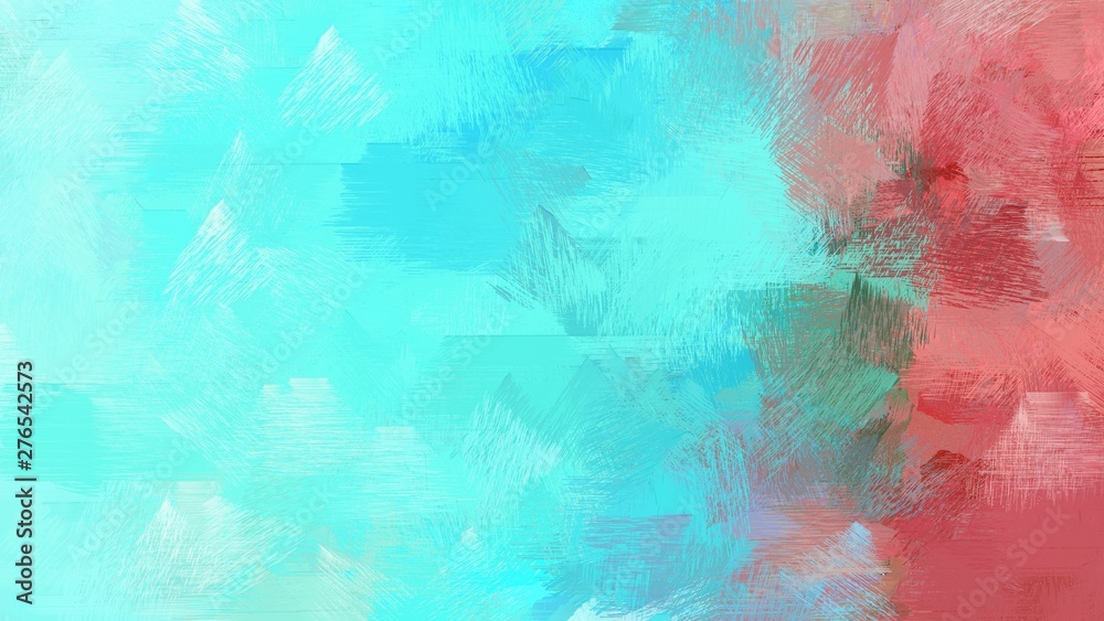 Aqua And Red Background