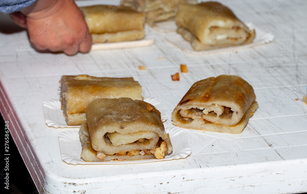 Preparation of CHOCHOCA - tpical food of Chiloe island, Chile ...