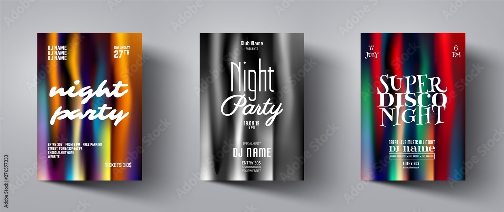 Party flyer,poster template.Abstract background design banner for music ...