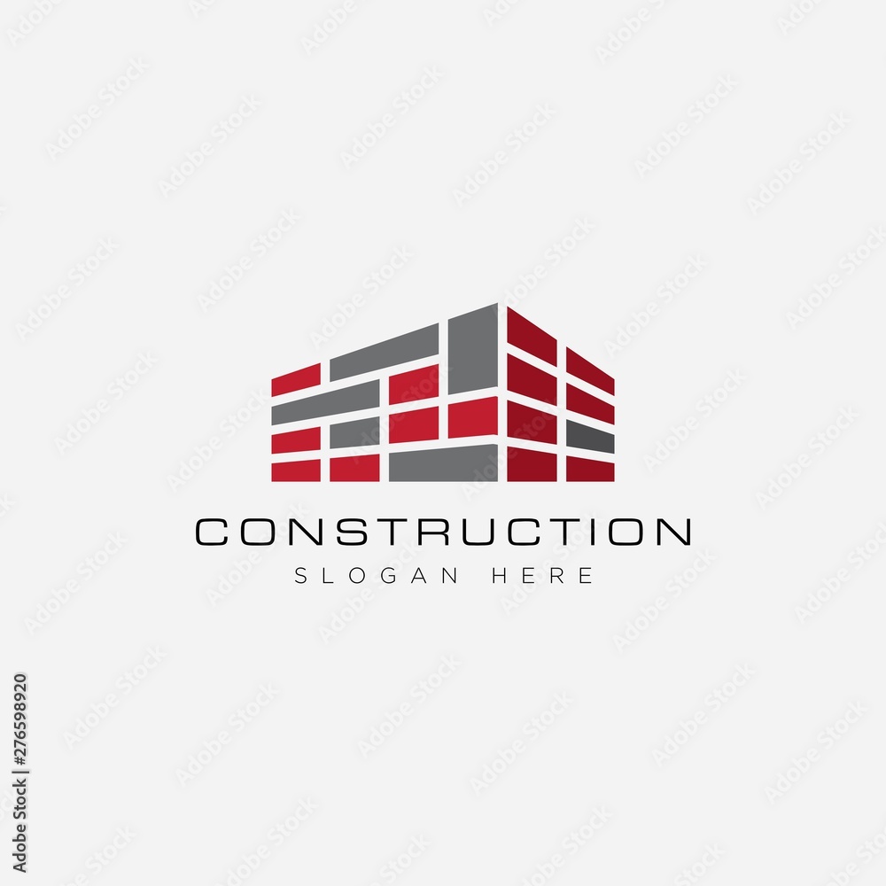 Construction logo design template Stock Vector | Adobe Stock