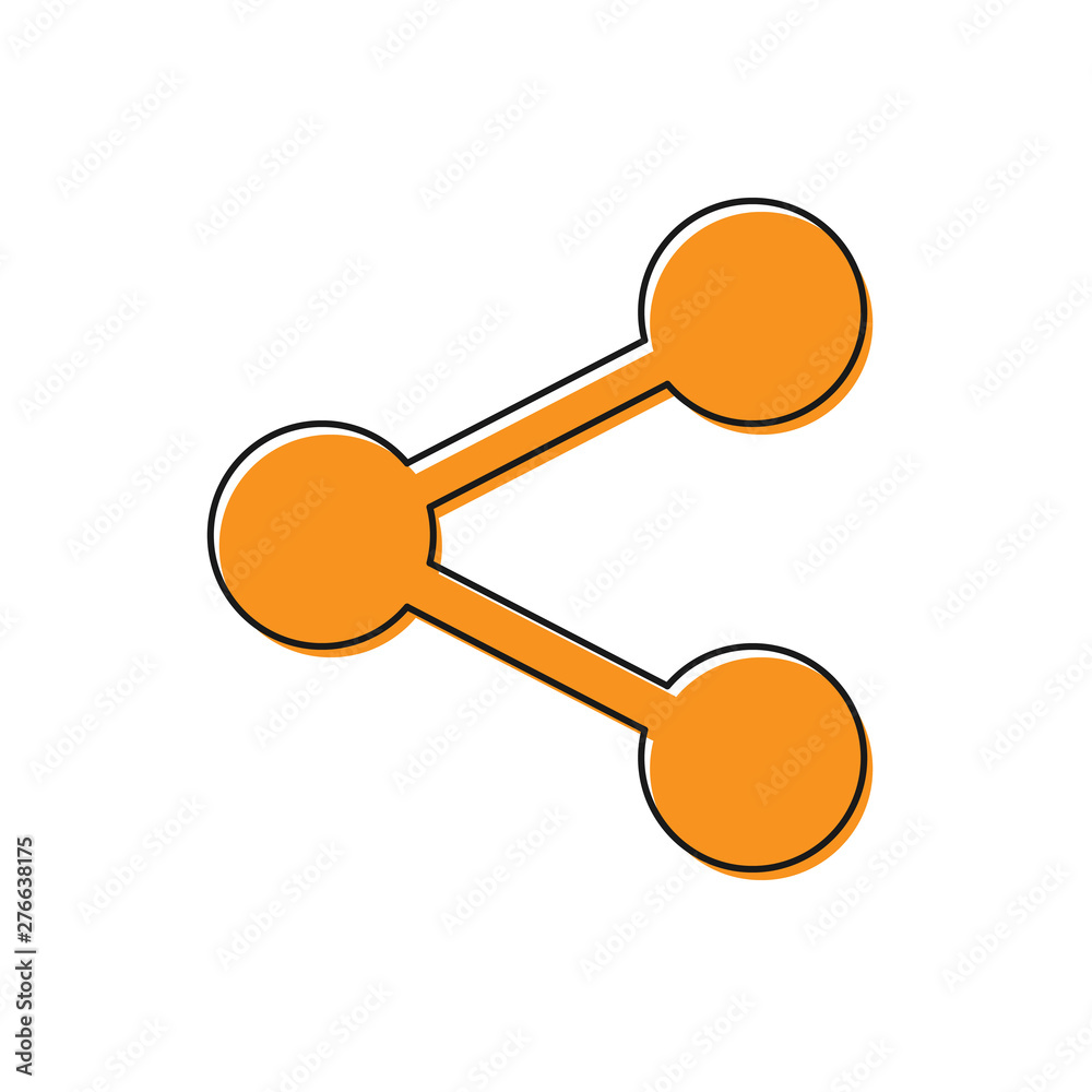 Orange Network Icon
