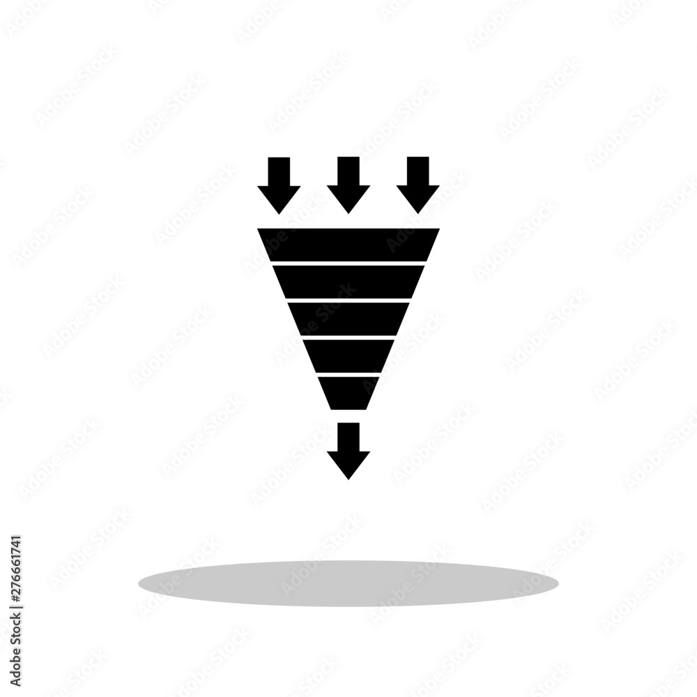 Funnel Icon Flat