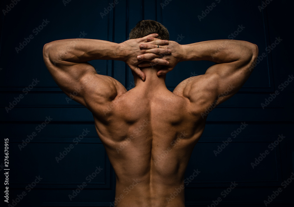Male back Stock Photo | Adobe Stock