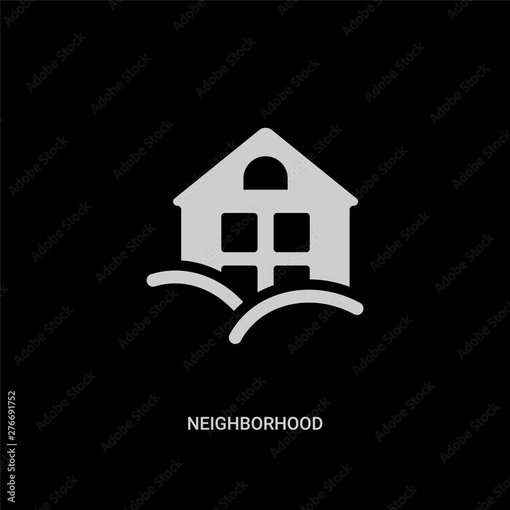 The Neighbourhood Logo White