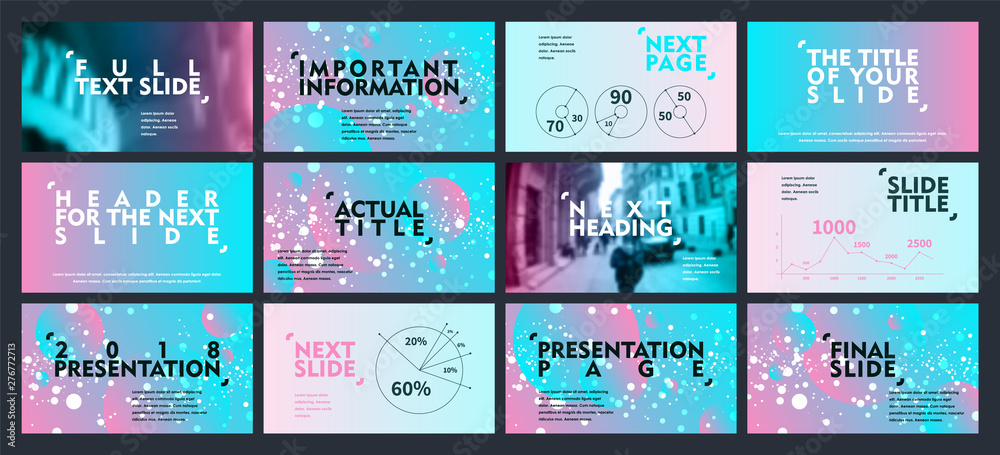 Presentation template design Stock Vector | Adobe Stock