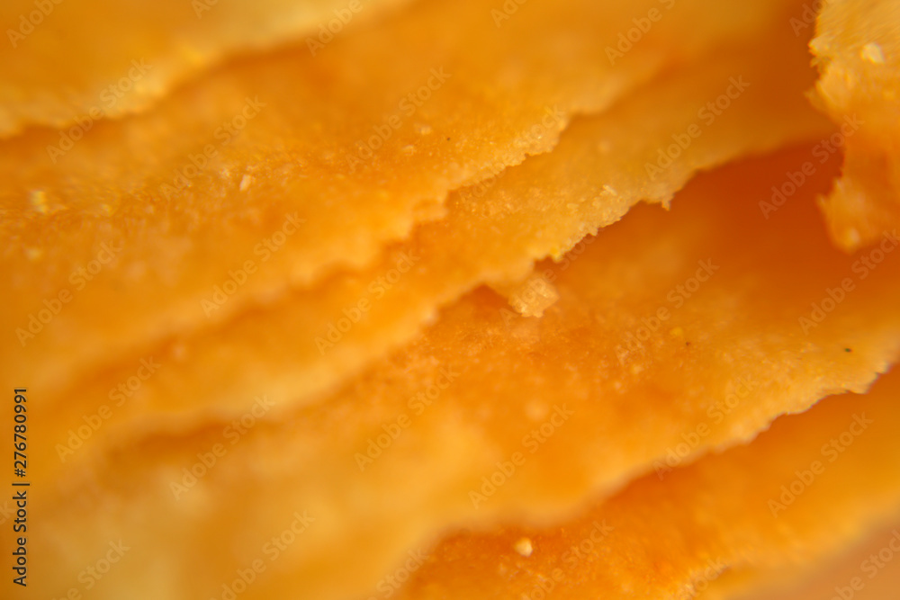 Spiced Homemade Potato Chips. Macro shooting chips. Very close up ...