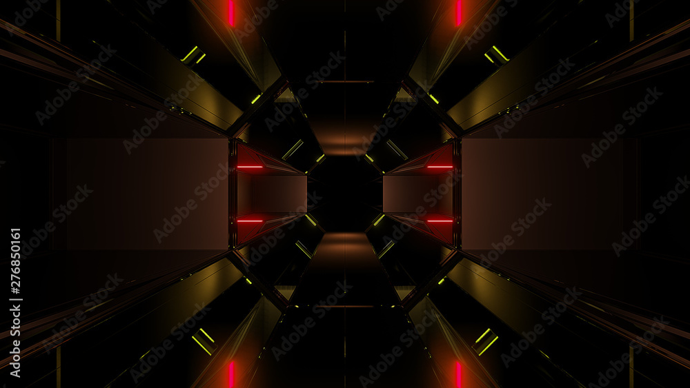 futuristic dark scifi background wallpaper background 3d render Stock ...