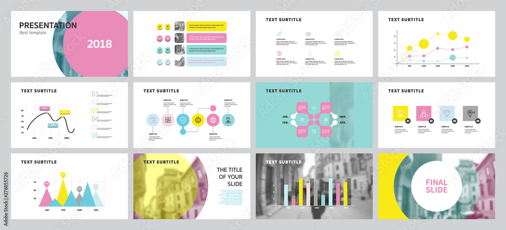 Presentation template design Stock Vector | Adobe Stock
