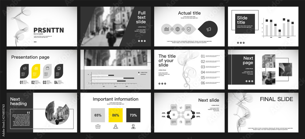 Presentation template design Stock Vector | Adobe Stock