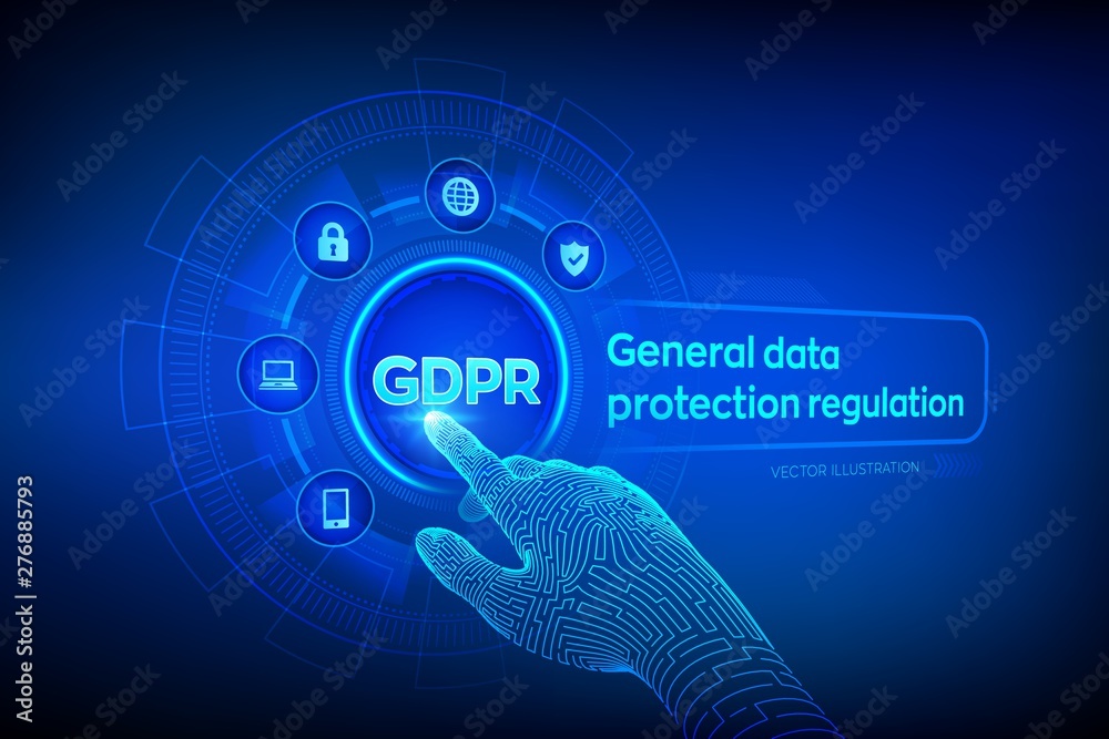 GDPR. General Data Protection Regulation. Cyber security and privacy ...