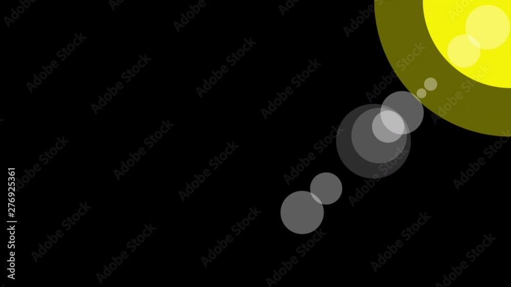 Sunshine icon animation with black background. Icon design. Animation ...