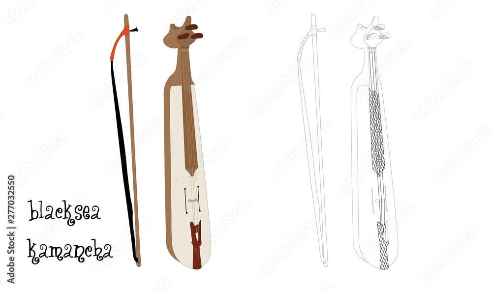 karadeniz kemençesi_kamancha_turkey_ethnic_musical_instrument Stock ...