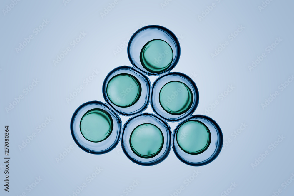 Cells division process, Cell divides into two cells Stock Photo | Adobe ...