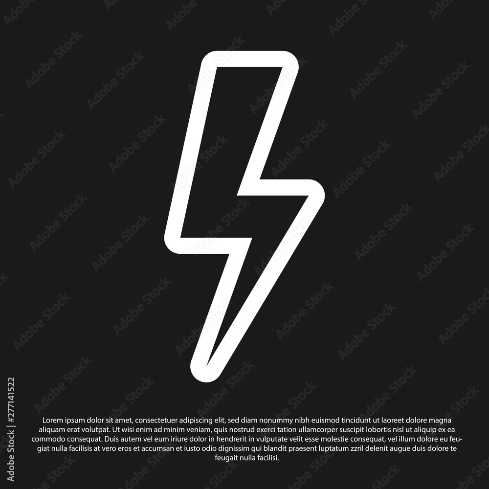 Flash Symbol Black And White